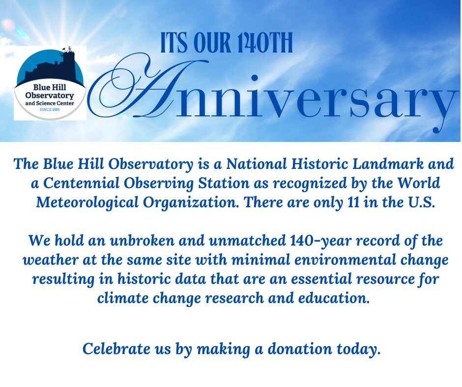 Donate | Blue Hill Observatory & Science Center